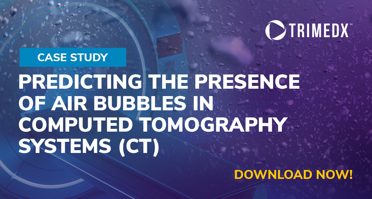 Predicting the presence of air bubbles in CT Systems Case Study